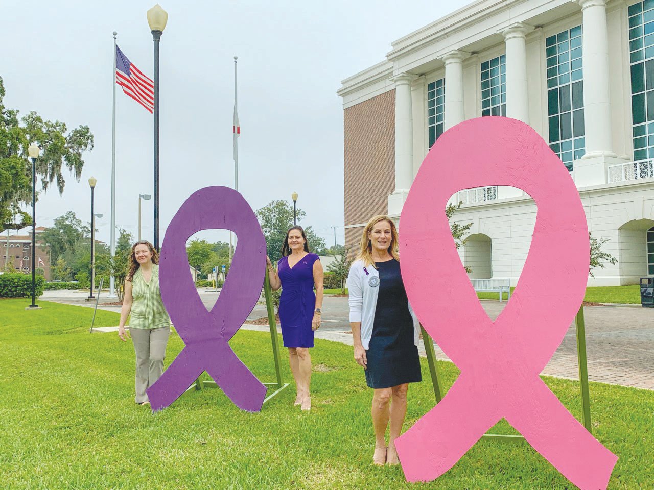 Courthouse honors breast cancer, domestic violence survivors | Clay Today Courthouse honors breast cancer, domestic violence survivors | Clay Today